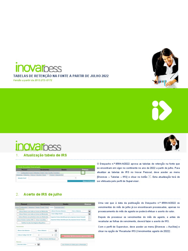 Atualizacao IRS 2022 | PDF | Informática