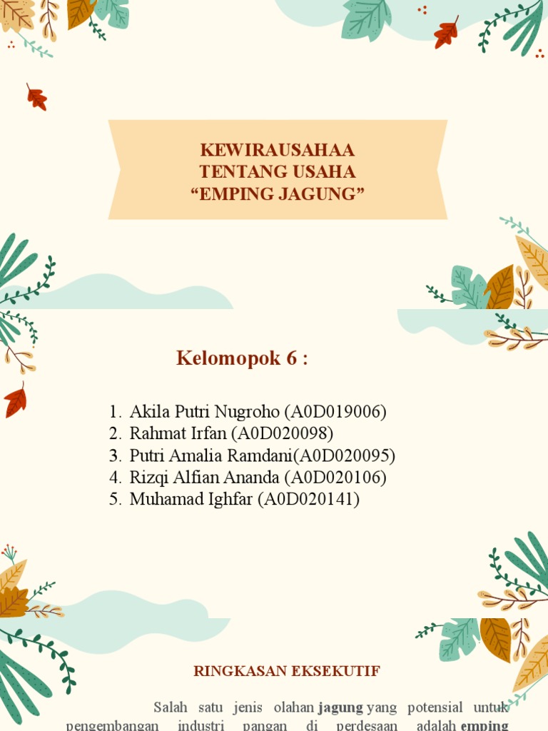 KLP 9 Kewirausahaan | PDF