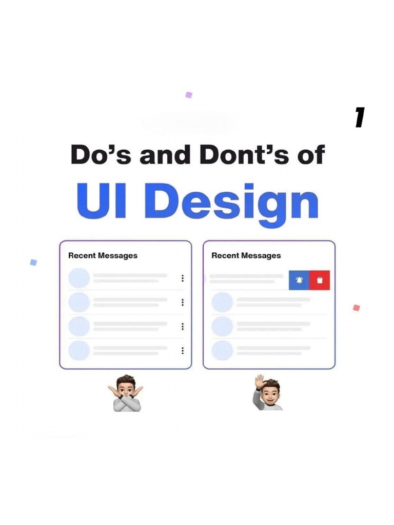 Do's and Dont's of UI Design | PDF