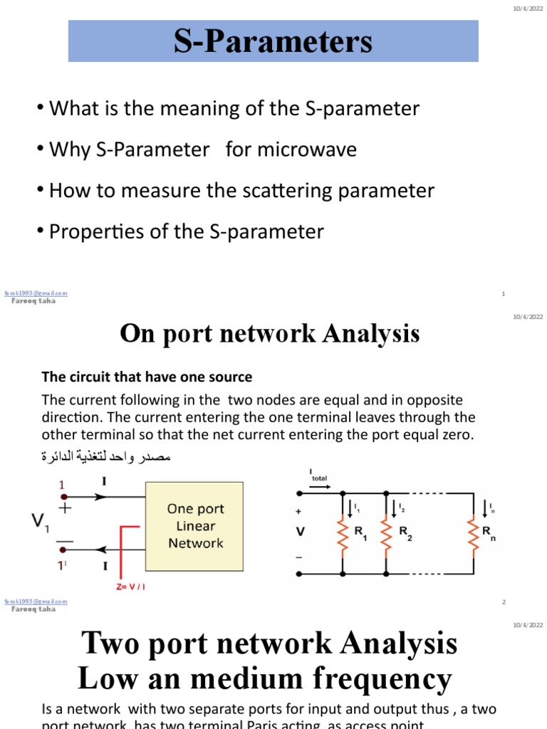 S Parameters | PDF