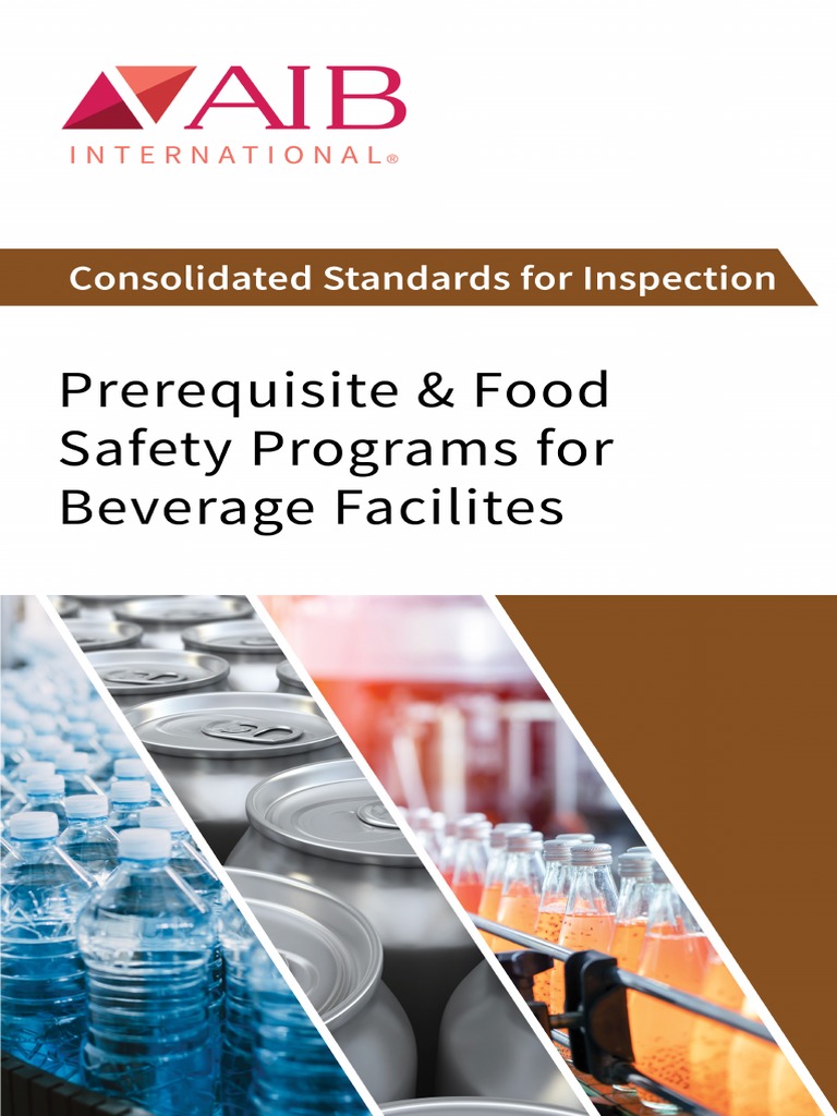 AIB 2022 Beverage - Eng стандарт | PDF | Food Safety | Pallet