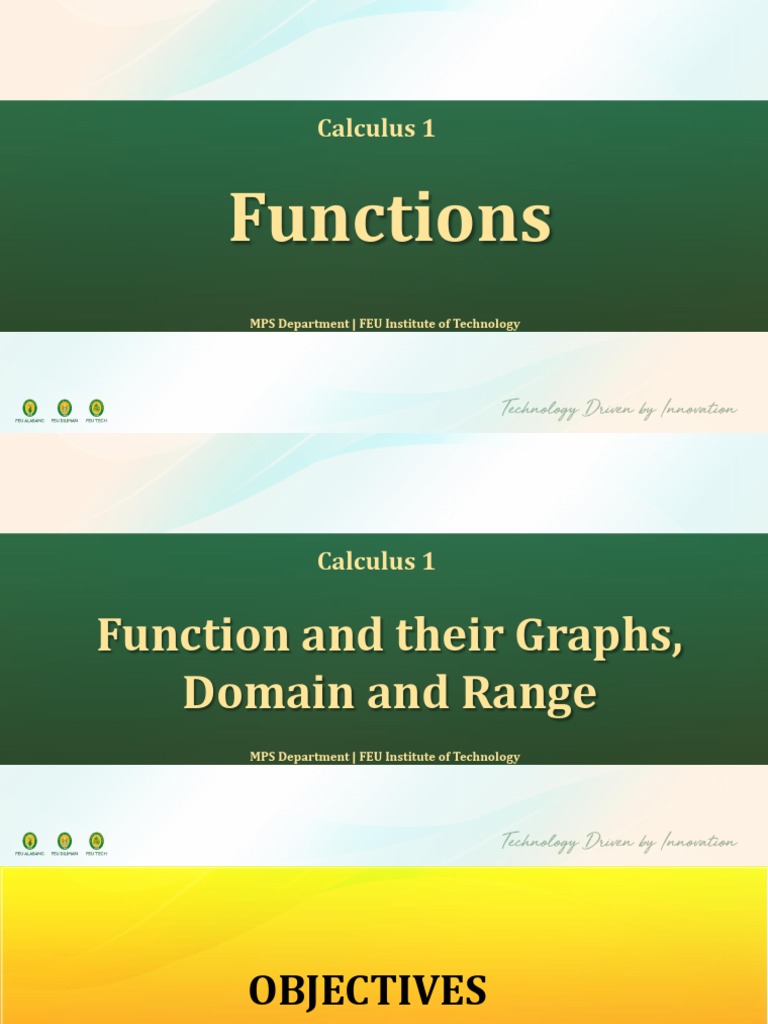 Functions: Calculus 1 | PDF | Function (Mathematics) | Mathematics