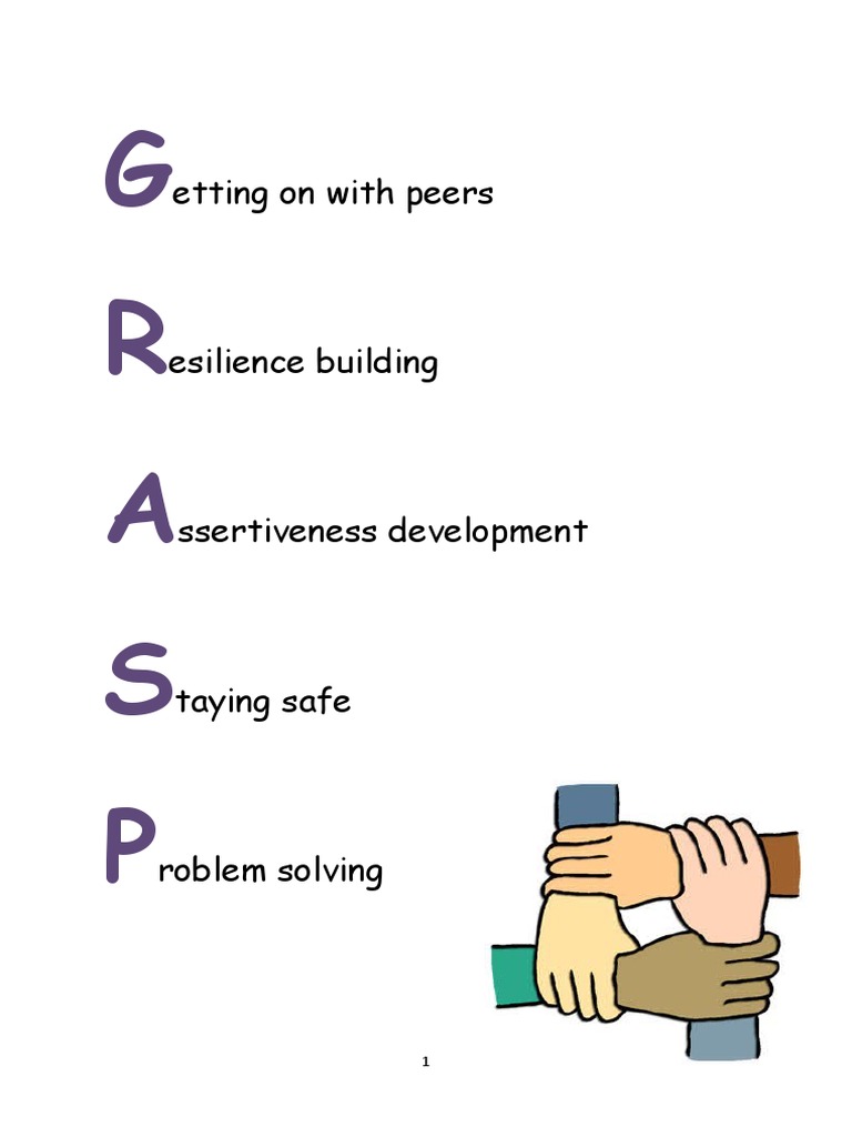 GRASP Programme Facilitator Booklet | PDF | Learning | Bullying