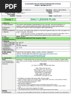 3 Is Lesson Plan | PDF | Chart | Lesson Plan
