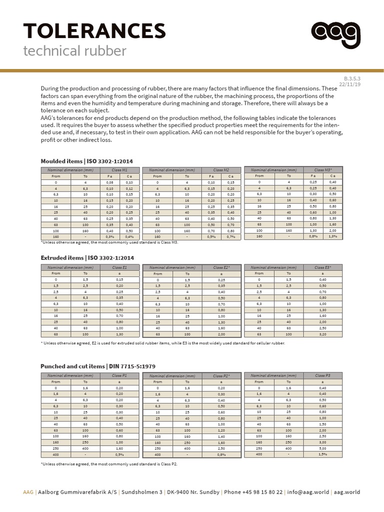 AAG Tolerances GB | PDF | Engineering Tolerance | Mechanical Engineering