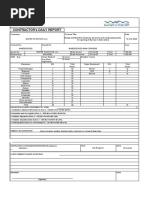 Mep Daily Site Report Sample | PDF | Building Technology | Equipment