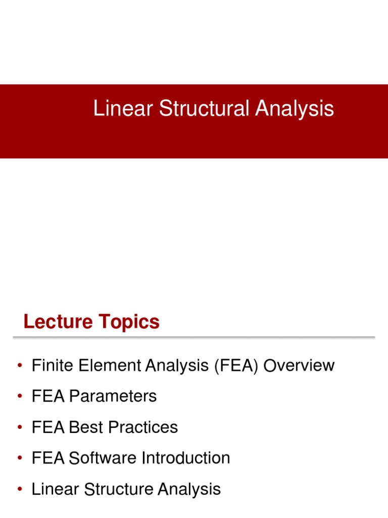 Lesson 2-S2.3-Linear Structural Analysis | PDF | Strength Of Materials ...