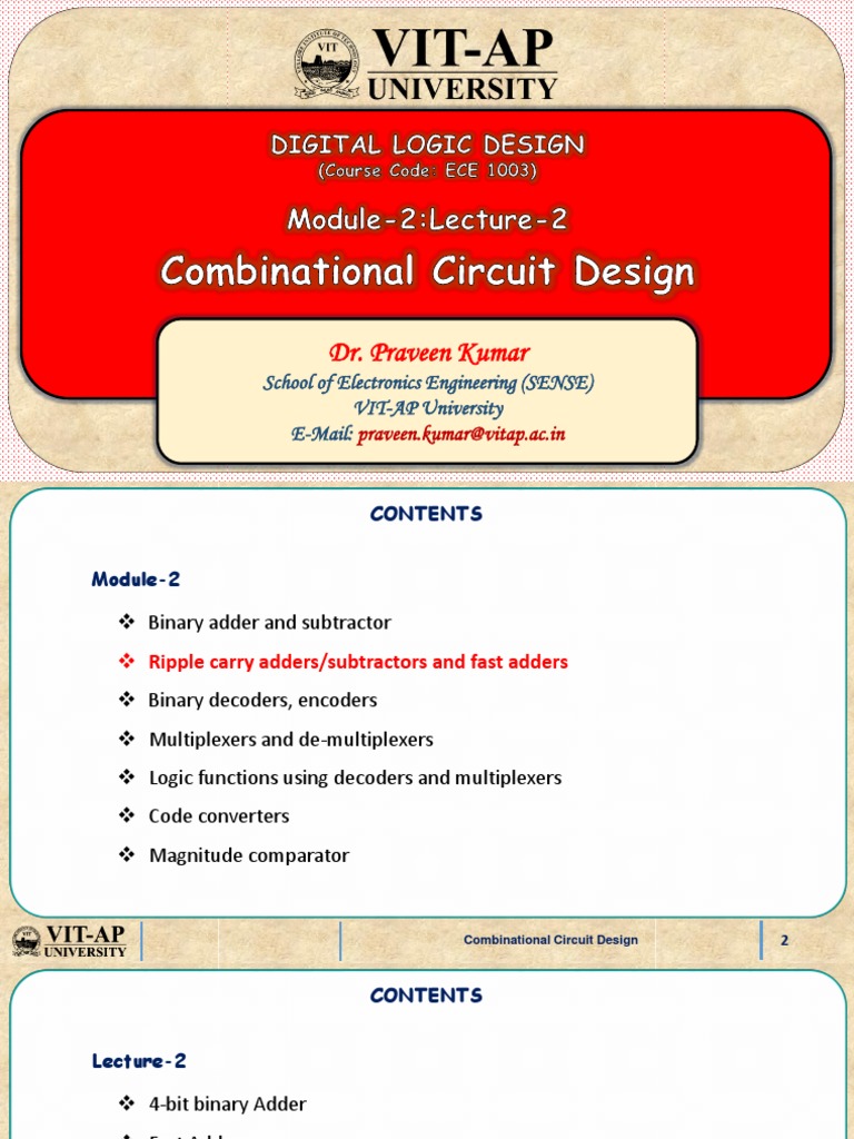 Dr. Praveen Kumar: School of Electronics Engineering (SENSE) VIT-AP University E-Mail | Download ...