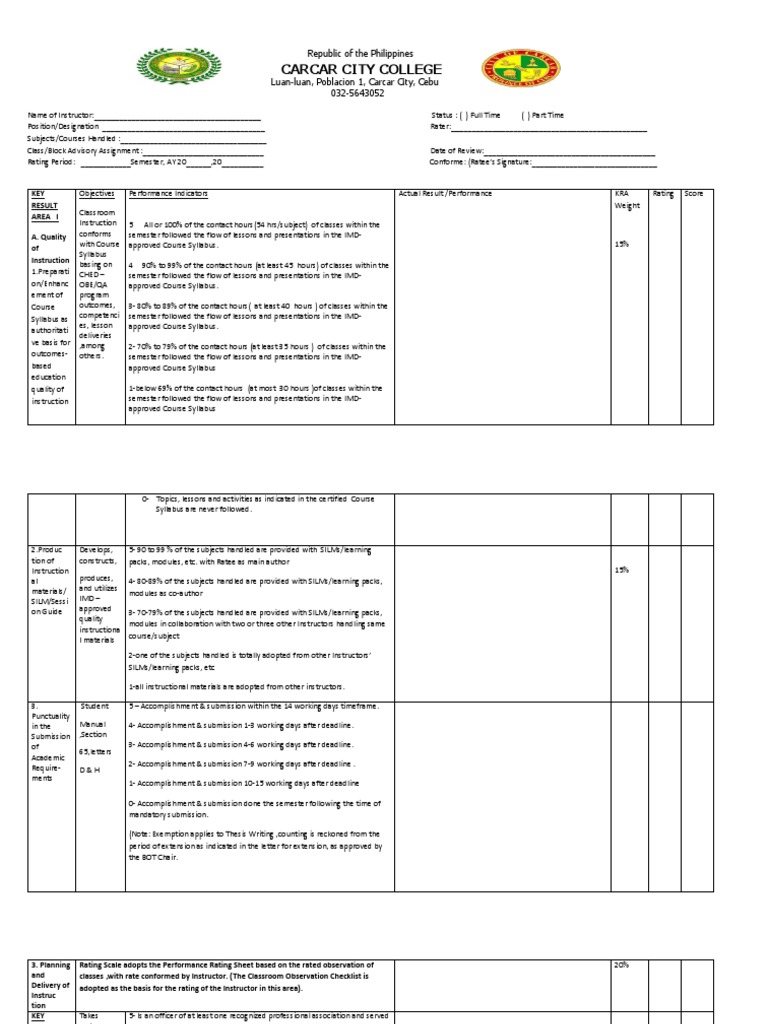Carcar City College: Republic of The Philippines Luan-Luan, Poblacion 1 ...