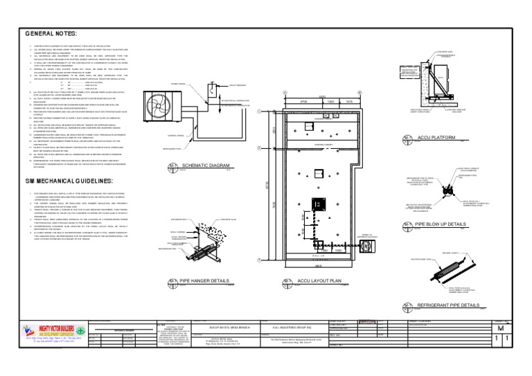 General Notes:: Accu Platform | PDF | Pipe (Fluid Conveyance) | Duct (Flow)