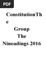 Sample Constitution For A Community Group | PDF | Committee | Government