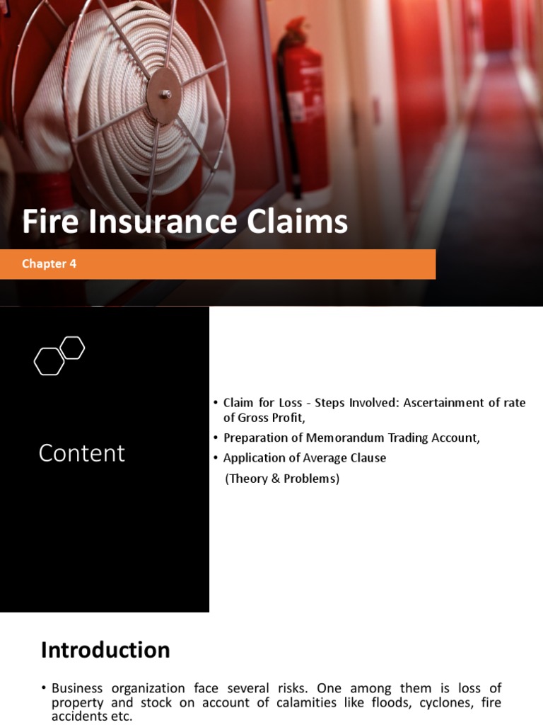 BBA II Chapter 4 Fire Insurance Claims | PDF