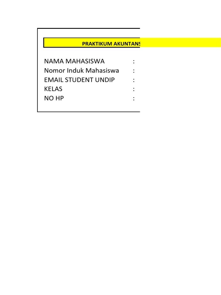 Kertas Kerja Praktek 1 | PDF