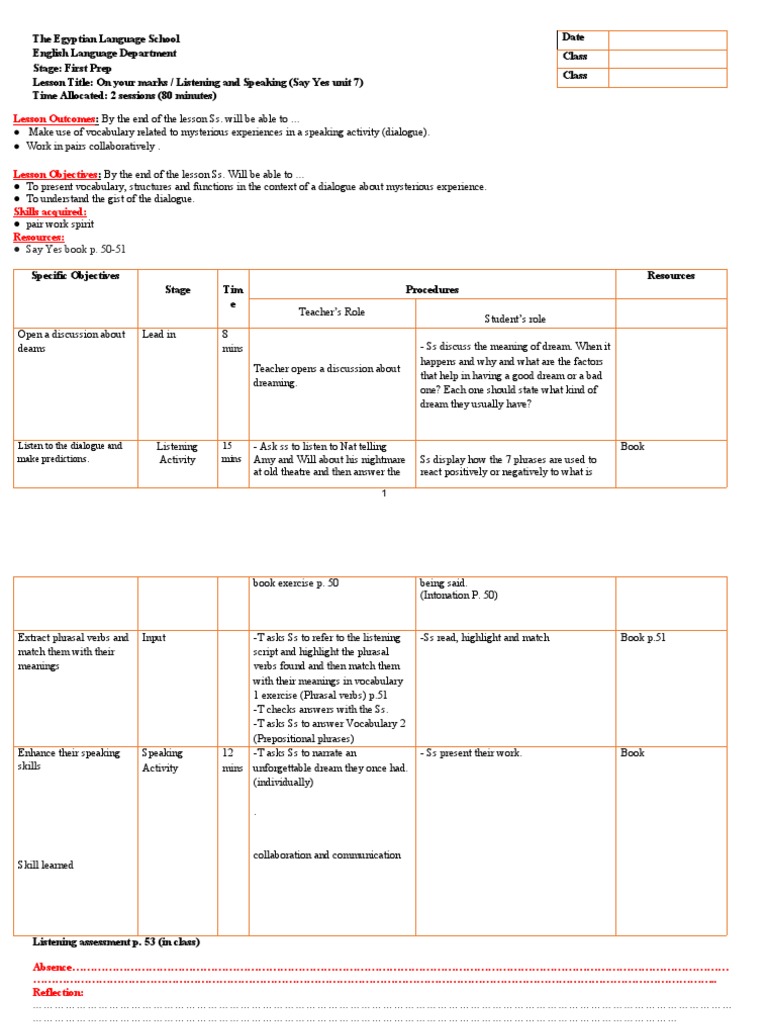 Unit 7 Listening and Speaking | PDF | Behavior Modification | Cognitive ...