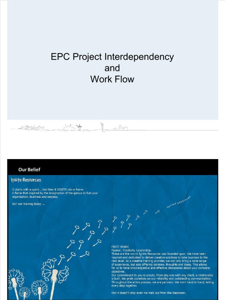 Dokumen - Tips - Epcprojectinterdepency and Work Flow 1pdf | PDF ...