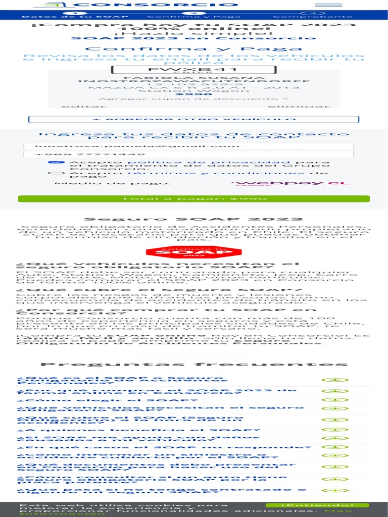 SOAP 2023 Desde $990 ¡Compra Tu Seguro Obligatori | PDF