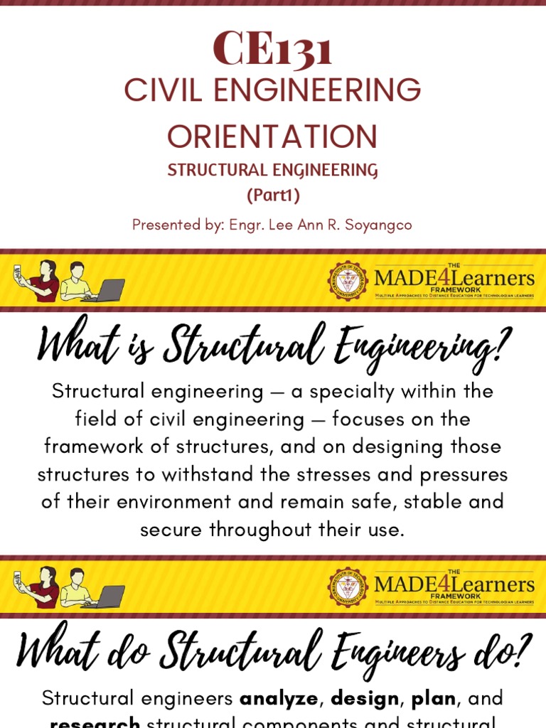 Civil Engineering Orientation | PDF | Structural Engineering | Force