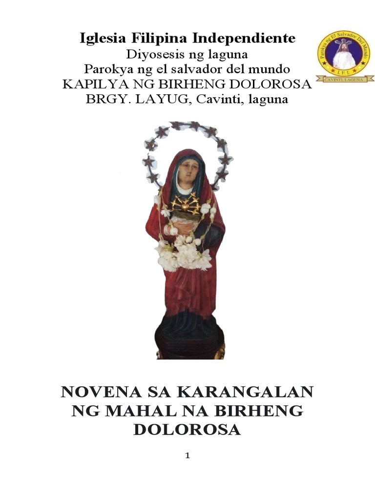 Novena Sa Dolorosa | PDF