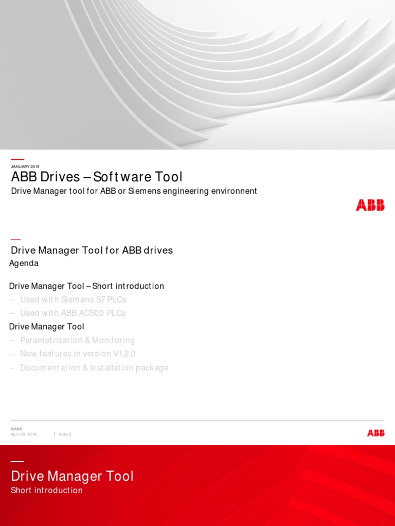 ABB Drives - Software Tool: Drive Manager Tool For ABB or Siemens Engineering Environnent | PDF ...
