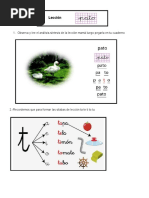 Prueba de Lenguaje M L P S D T Primero Basico | PDF