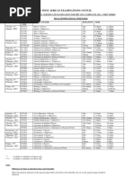 Free WAEC Time Table For Science, Commercial, Arts Student 2023 | PDF ...