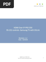 Samsung TV RS232 Control Guide | PDF | Color Balance | Color