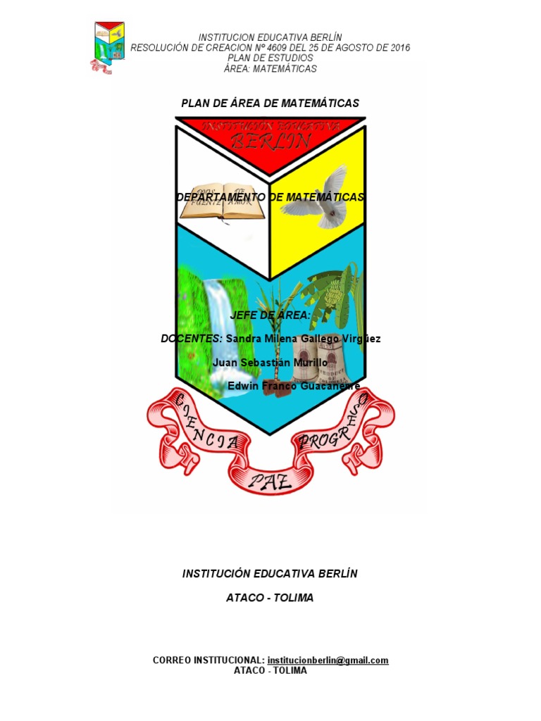 Plan De Estudios De Matematicas Primaria Pdf Plan De Estudios