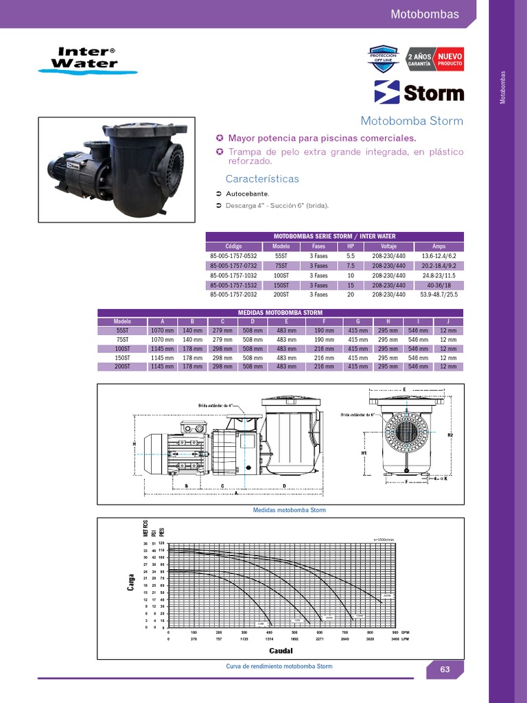 Motobomba Storm | PDF