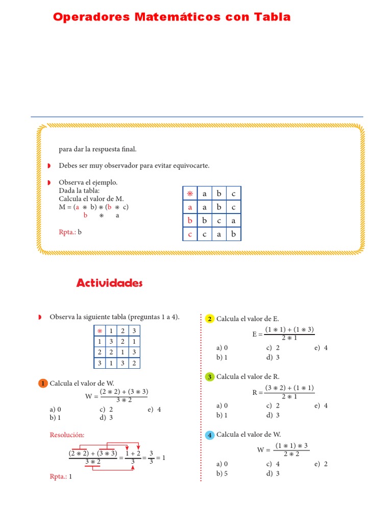 Actividades: Abc Abc Bca Cab | PDF