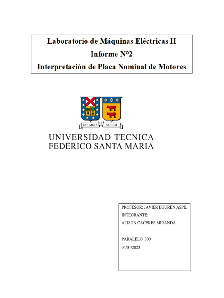 Profesor: Javier Eguren Aspe. Integrante Alison Caceres Miranda | PDF ...