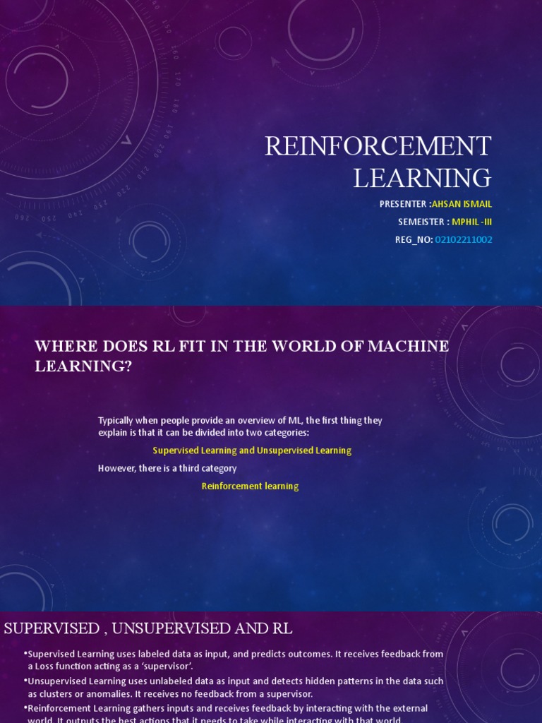 Reinforcement Learning Details | PDF | Machine Learning | Systems Science