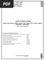 John Deere 770G, 770GP, 772G, 772GP Motor Grader Service Repair Manual TM14245X19 - PDF Download ...