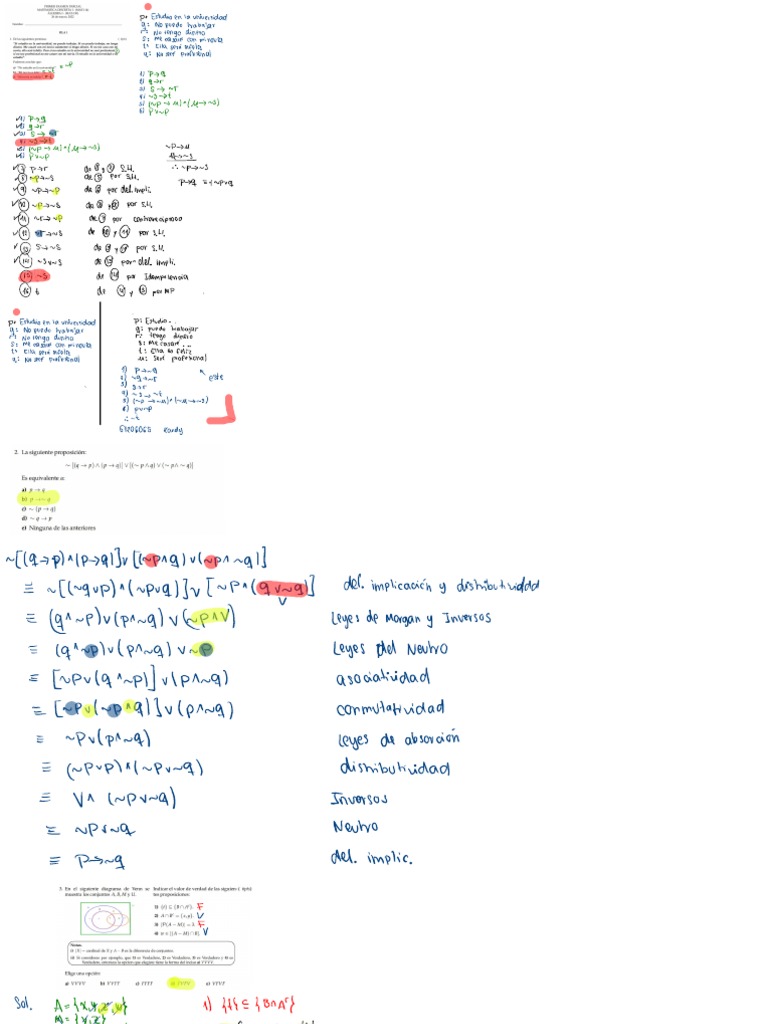 Resolución de Examenes Pasados | PDF