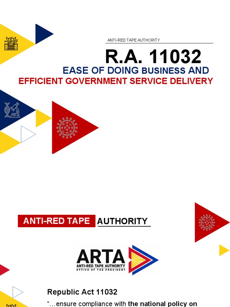 ARTA R.A. 11032: Streamlining Business Processes | PDF | Fire Safety ...