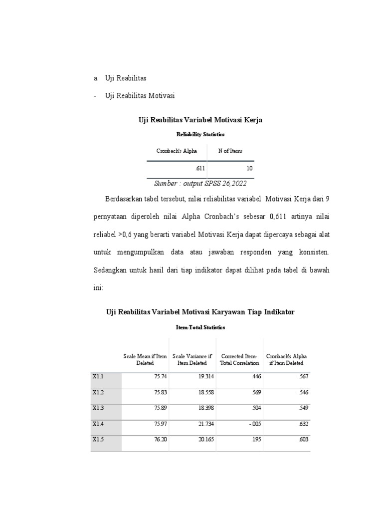Pengujian Validitas | PDF