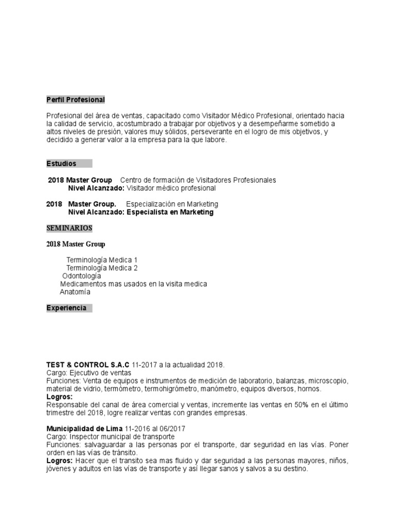 CV Elvis 2023 | PDF | Centro de llamadas