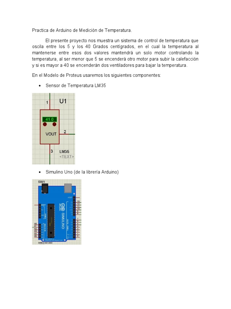 Practica de Arduino de Medición de Temperatura | PDF Practica de Arduino de Medición de Temperatura | PDF