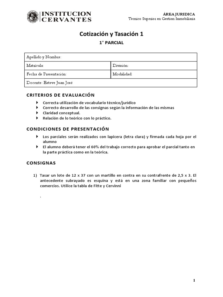 Modelo Parcial Coti 1 2023 - Formulas | PDF | Economias | Mercado (economía)