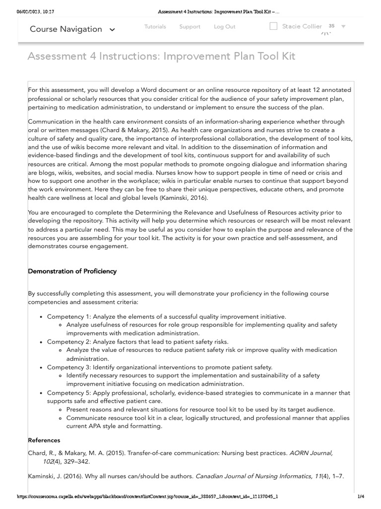 Medication Safety Improvement Toolkit | PDF | Nursing | Patient Safety