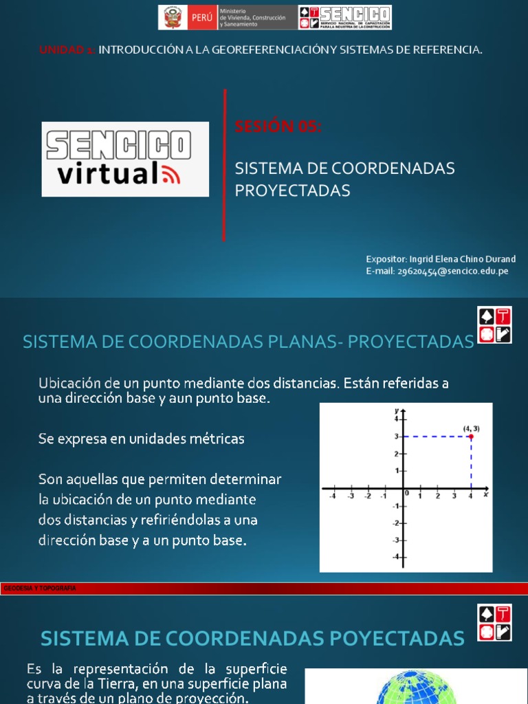 Sesion 05 Sistemas de Coordenadas Proyectadas | PDF