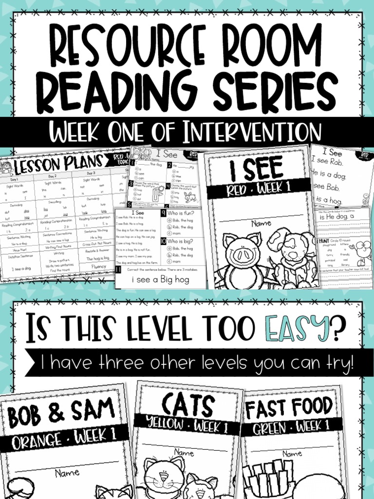 Week 1 Reading Intervention Plan | PDF | Human Communication ...
