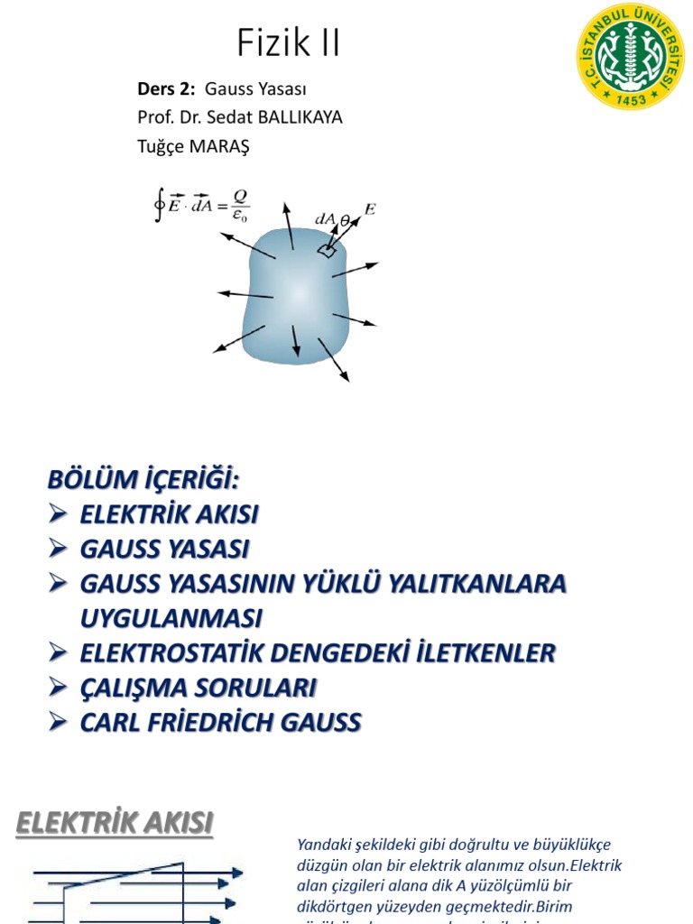 Ders - 2.GAUSS YASASI | PDF