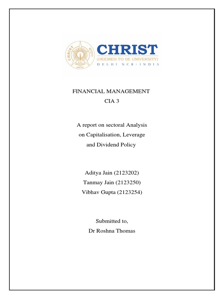 FM Cia 3 | PDF | Dividend | Stocks