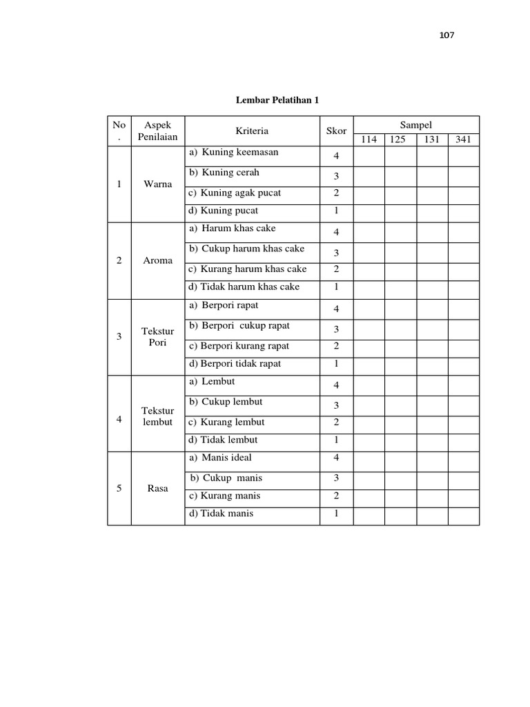 Bahan Uji Untuk Tekpang | PDF