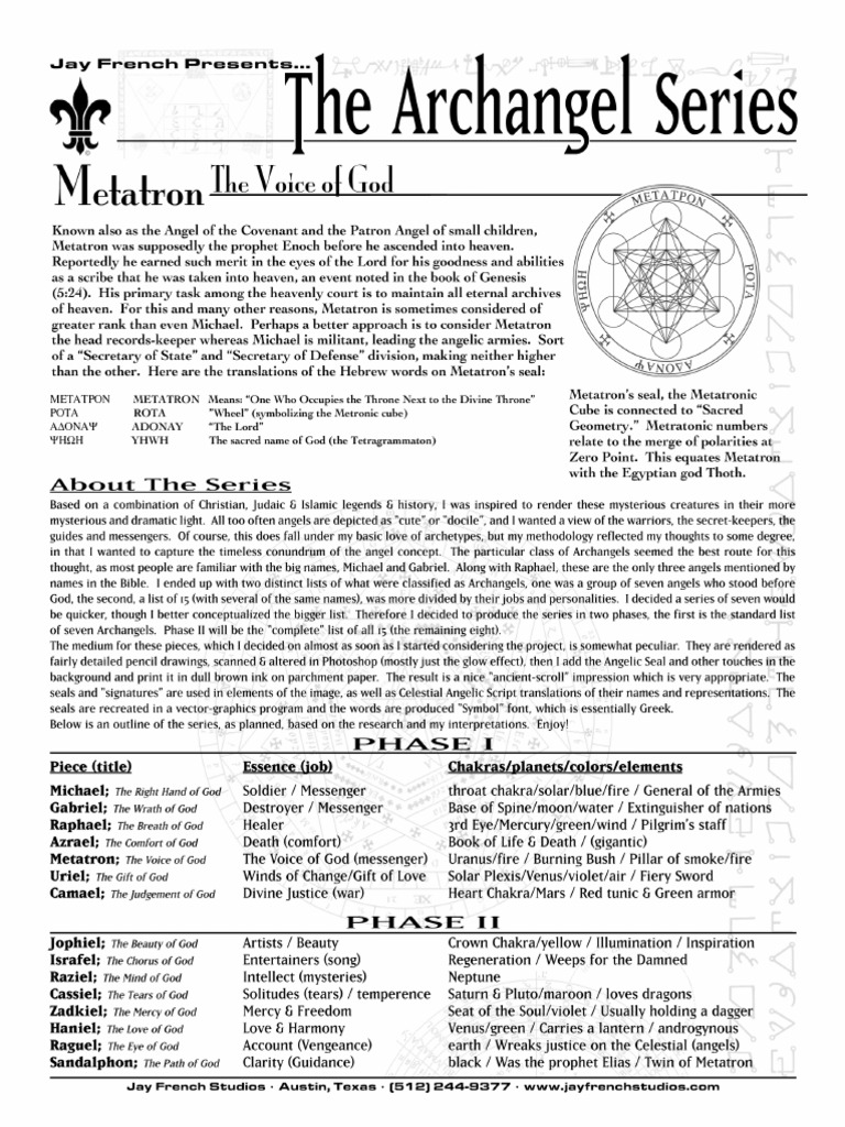 Metatron Info | PDF