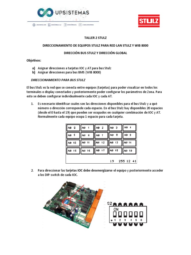 Direccionamiento WIB 8000 y Stulz | PDF | Informática | Ingeniería ...