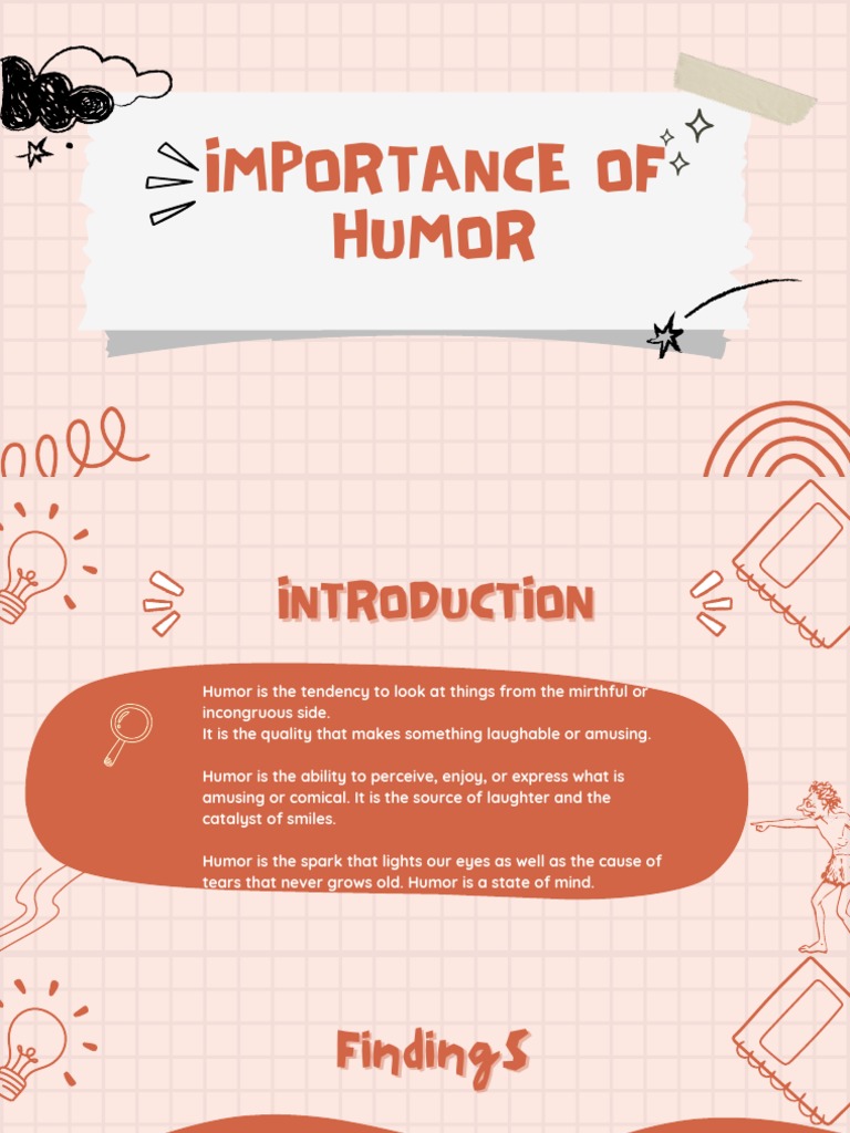 Importance of Humor | PDF