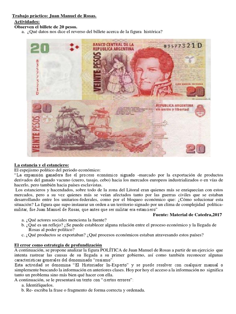 TP Rosas | PDF | Argentina