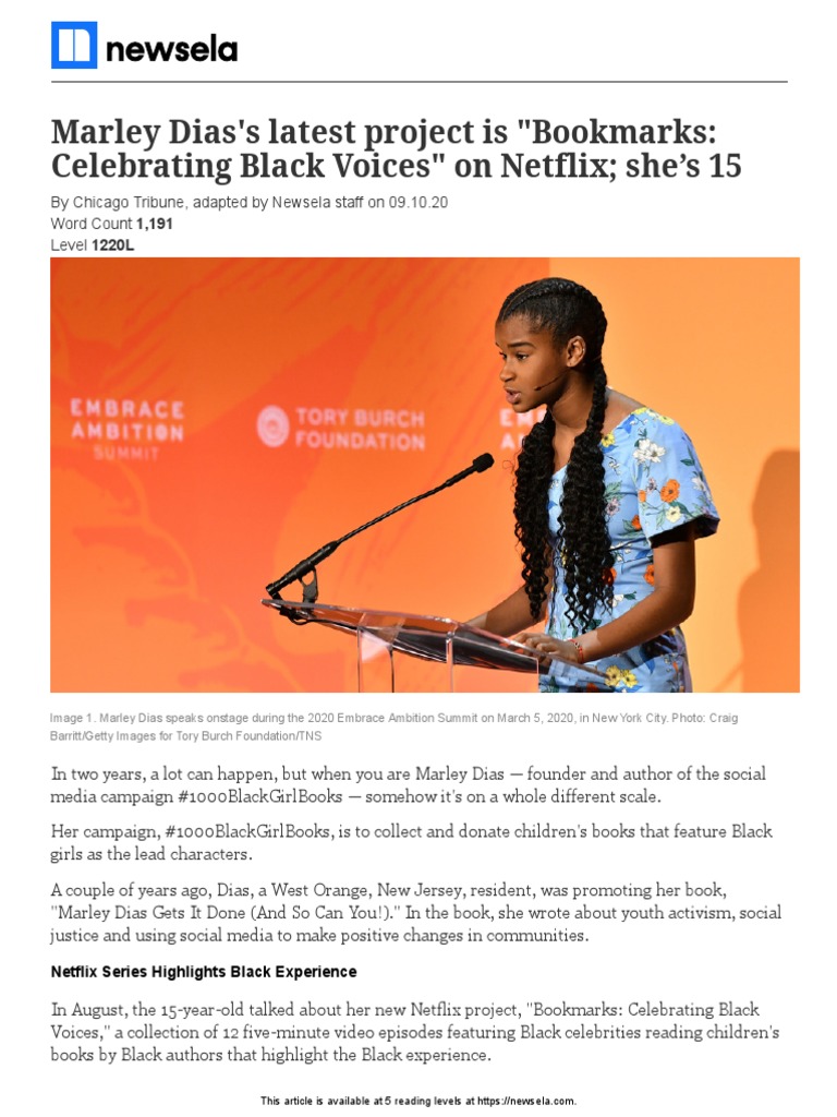 Social Justice Article - Bookmarks - Celebrating Black Voices On ...