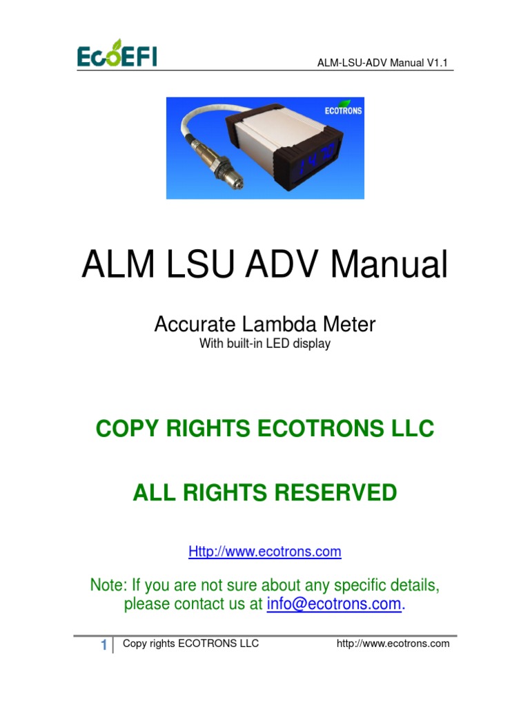 ALM-LSU-ADV Manual | PDF | Power Supply | Resistor